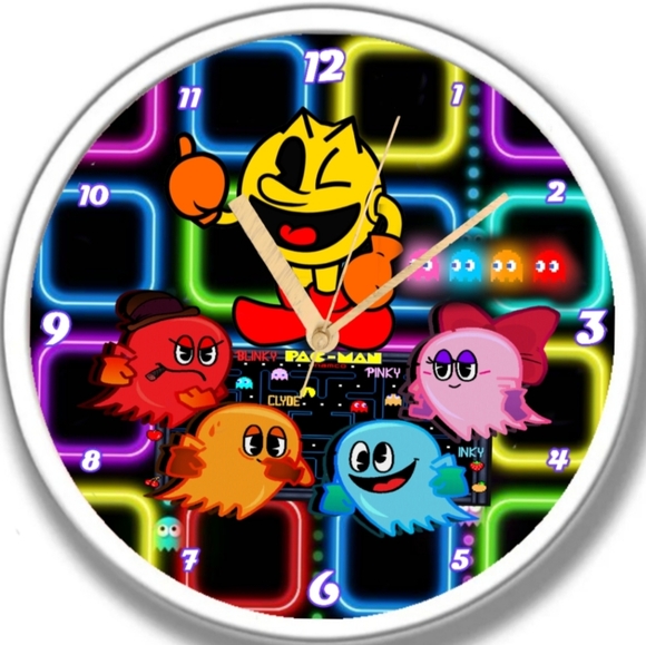 Pac man | Wall Decor | Pac Man Led Clock | Poshmark